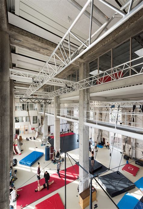 Esac Circus School Built By Daniel Delgoffe Inside Old Belgian Boiler House