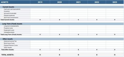 Fun Simple Balance Sheet Asset Management Google Sheets What Is
