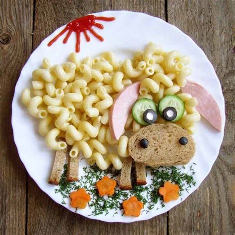 بیش از 100نمونه از ایده های تزیین غذای کودک بد غذا