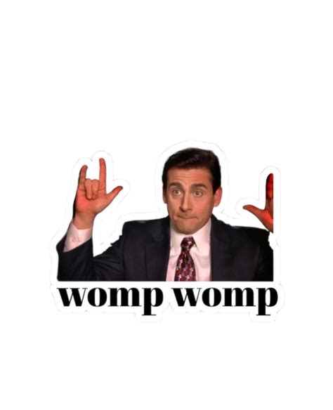 Womp Womp Vinyl Meme Stickers Funny Stickers Tv Show Stickers