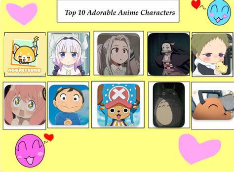 Top 10 Cutest Anime Characters In My Opinion By Froppy384 On Deviantart