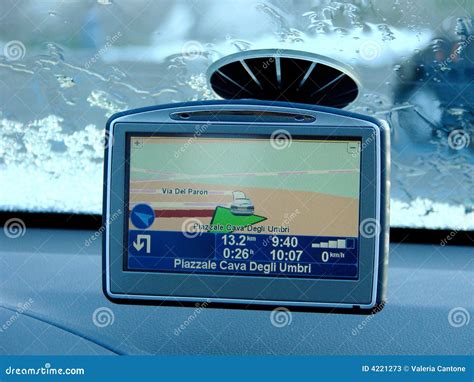 GPS Navigator Stock Image Image Of Instrument Positioning