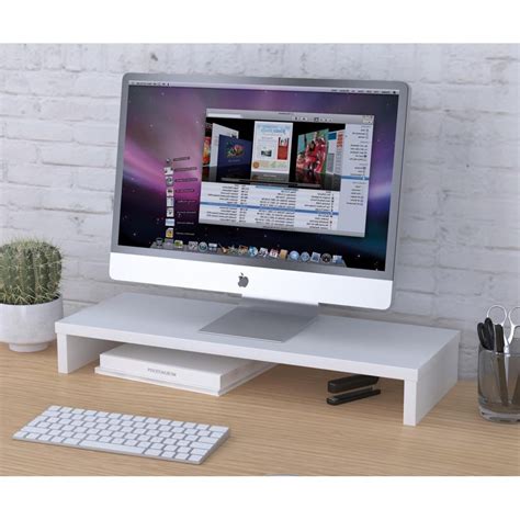 ᐉ Надставка під монітор Msmloft Ns 6 850х600х220 Білий • Краща ціна в Києві Україні • Купити в