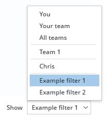 Can I Filter The Backlog Items Shown In A Task Board Scrumwise FAQ