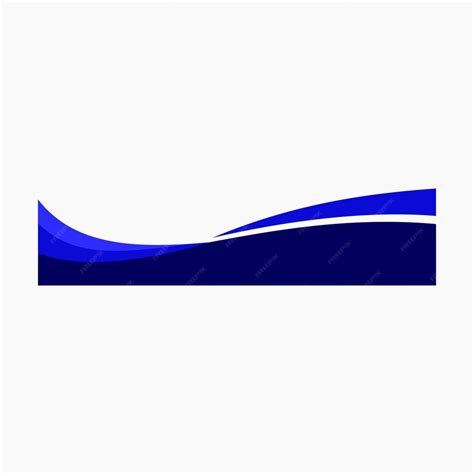 Premium Vector Curved Header Amp Footer Element