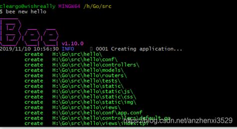 Go Beego搭建进行时app Guankexin Csdn博客