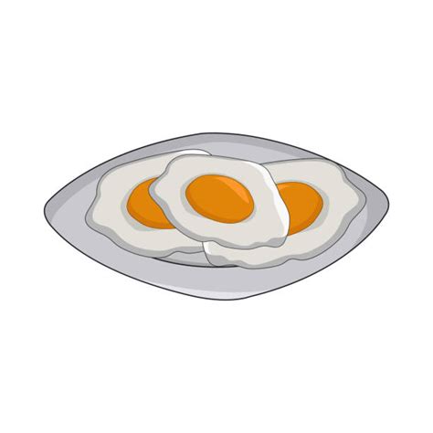 170 Poached Eggs Plate Stock Illustrations Royalty Free Vector