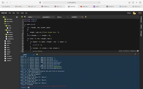 Pset Make Nothing To Be Done For Mario Cs Stack Exchange