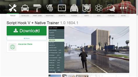 HOW TO DOWNLOAD SCRIPT HOOK V YouTube