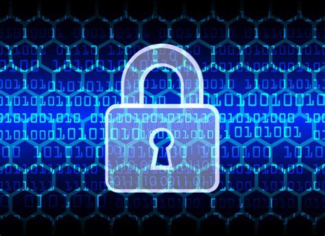 Cyber Security Data Protection Business Technology Privacy Stock Vector Illustration Of