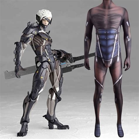Metal Gear Solid Raiden Costume Bodysuit Raiden Cosplay Cosplay