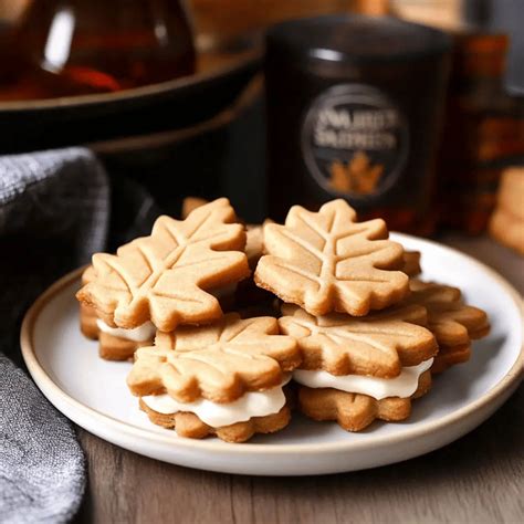 Easy Maple Leaf Sandwich Cookies For Delicious Autumn Treats