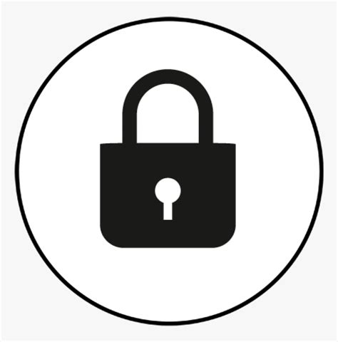 Lock Clipart Data Security Security Logo Black And White HD Png