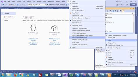 ASP NET MVC 5 Create Shared Razor Layout And ViewStart