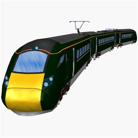3d Model Gwr British Rail Class 802 Passenger Train Turbosquid 1825156
