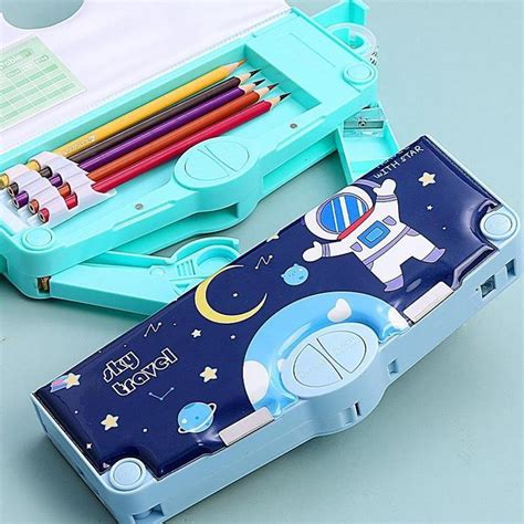 Aimlo Kotak Pensil Multifungsi Solusi Lengkap Alat Tulis Sekolah Sabira