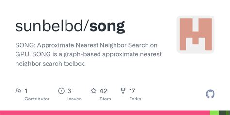 Github Sunbelbd Song Song Approximate Nearest Neighbor Search On