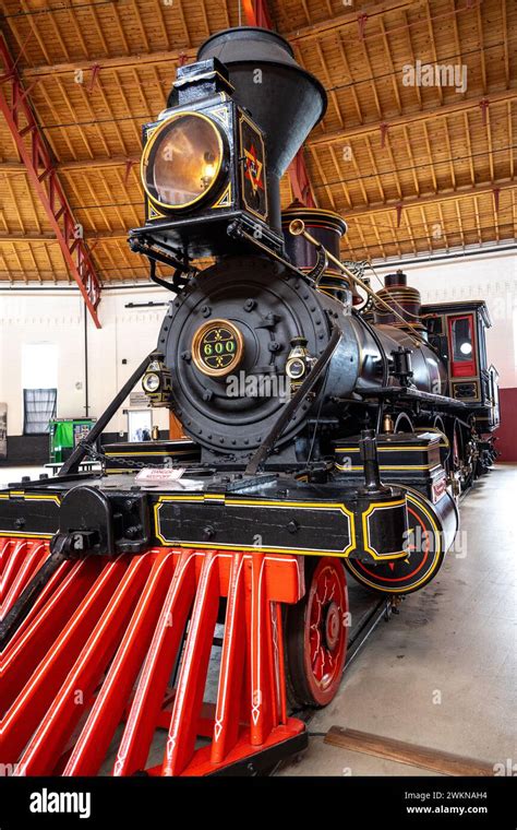 Bando No 600 Jc Davis Steam Locomotive At The Bando Railroad Museum