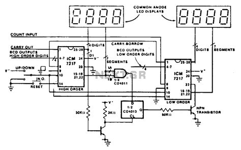 4 Digit Up Down Counter Circuit Diagram Wiring Flow Line
