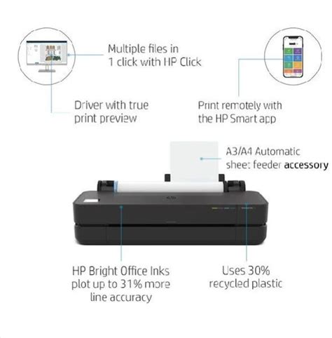 Hp Designjet T230 Large Format A1 Plotter At Rs 75000 In Ahmedabad Id 6588527