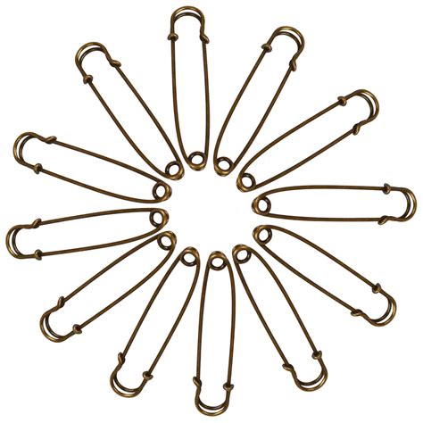 Baitaihem Safety Pins 3 Large Safety Pins Pack Of 50 For Clothes