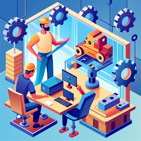 Automation Testing Software Vector Illustration Flat Premium Ai
