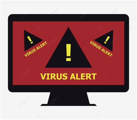 Malware Icon Malware Network Warning Vector Malware Network Warning