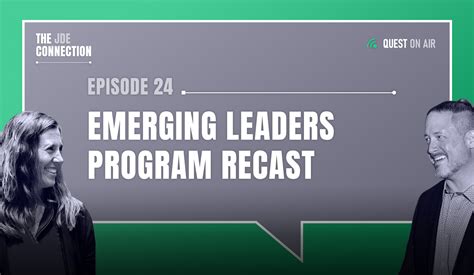 The Jde Connection Episode 24 Emerging Leaders Program Reminder