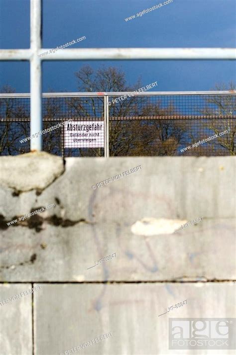 Nuremberg Nazi Party Rally Grounds Railing With Wire Trellis