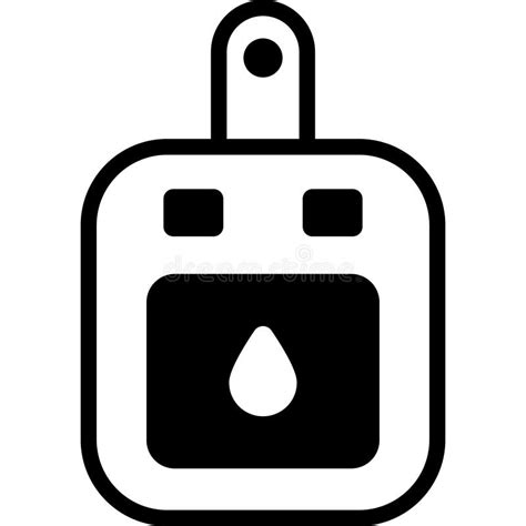 Glucometer Healthcare Medical Vector Graphic Illustration Icon Stock