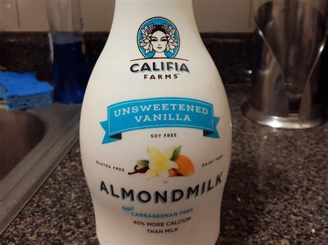 Almond Milk Unsweetened Vanilla Nutrition Facts Eat This Much