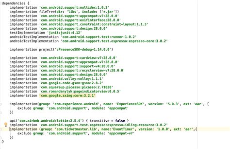 Presence Android SDK The Ticketmaster Developer Portal