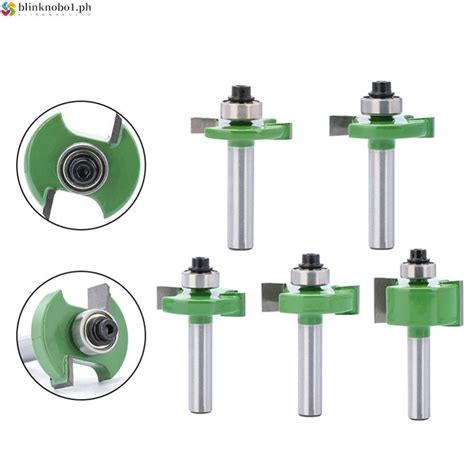 Milling Cutter Router Bit Shank T Type T Sloting With Top Bearing Wood Slot Shopee Philippines