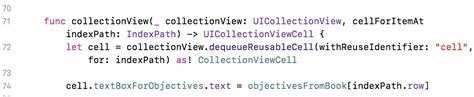 Ios Swift Button That Outputs Uicollectionview Cells One By One
