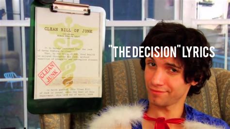 The Decision By Ninja Sex Party Lyrics Youtube