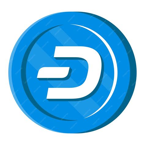 Premium Vector Dash Coin