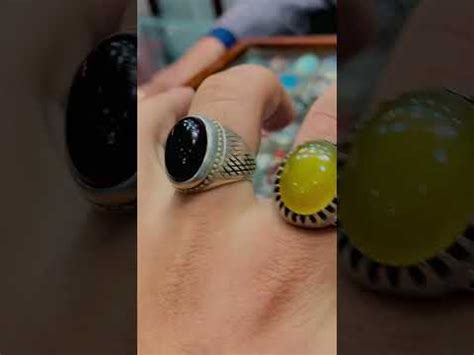 Beautiful Two Natural Aqeeq Hand Made Rings Interested Whatsapp