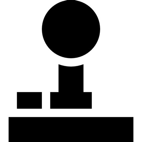 Joystick Basic Straight Filled Icon