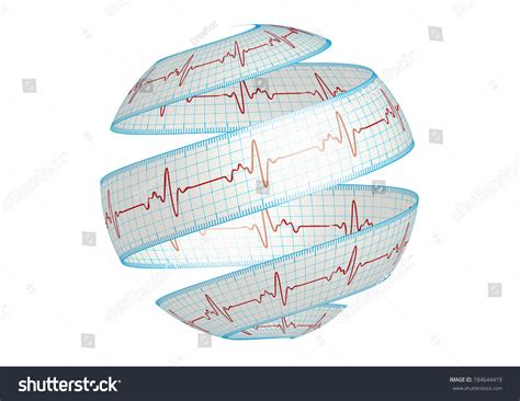 Electrocardiogram Paper 3d Over 233 Royalty Free Licensable Stock