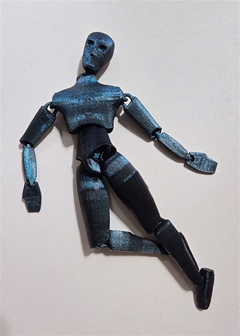 Articulating Human Ragdoll Crash Dummy 3d Printed Pla Plastic Free