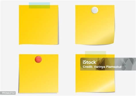 Étiquette De Note De Poteau Étiquette Jaune Foncé Papier Collant De