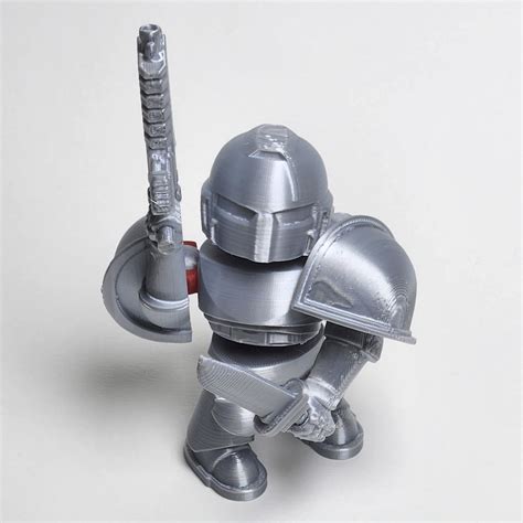 Stl File Chibi Soldier 🫡 ・3d Printing Model To Download・cults