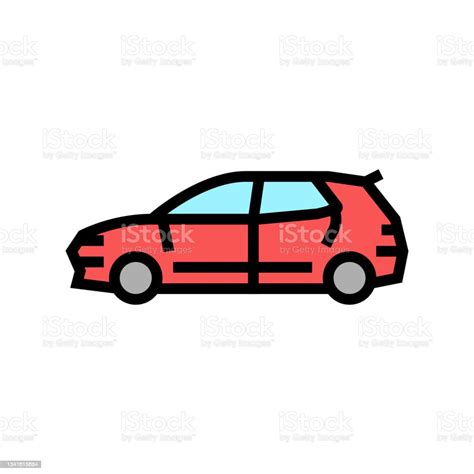 ハッチバック車の色アイコンのベクトルイラスト Suvのベクターアート素材や画像を多数ご用意 Suv つる草 イラストレーション