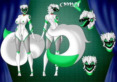 Rule 34 Anthro Breasts Female Fluffyomu Genitals Machine Model Sheet Protogen Pussy Solo