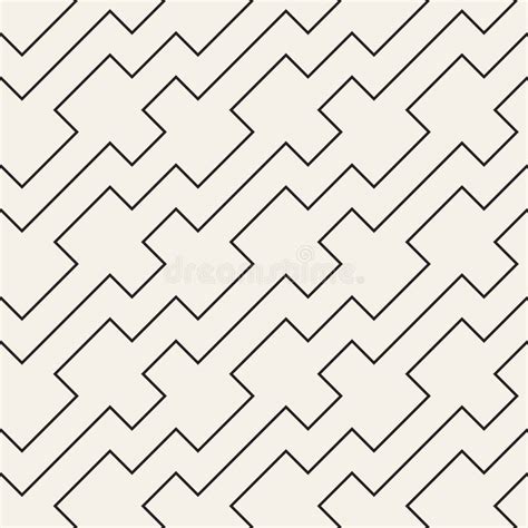 Vector Seamless Geometric Pattern Irregular Lines Abstract Background