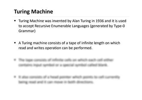 Solution Turing Machine Studypool