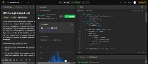 100daysofcode Leetcode Datastructures Linkedlist Algorithms Zeel Shah