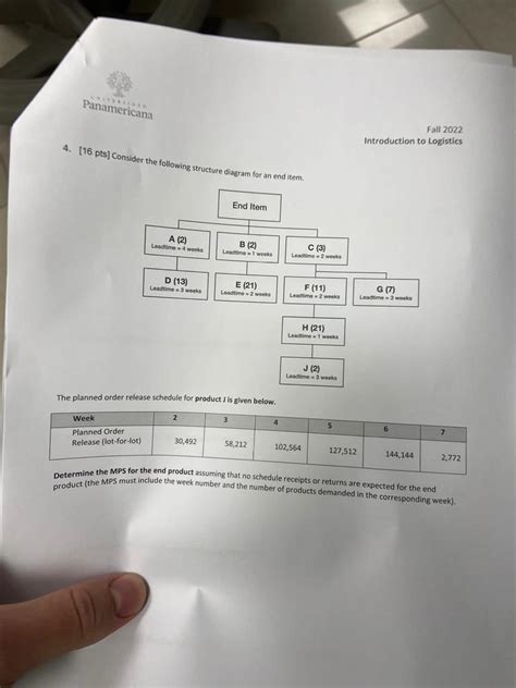 Solved 4 16 Pts Consider The Following Structure Diagram