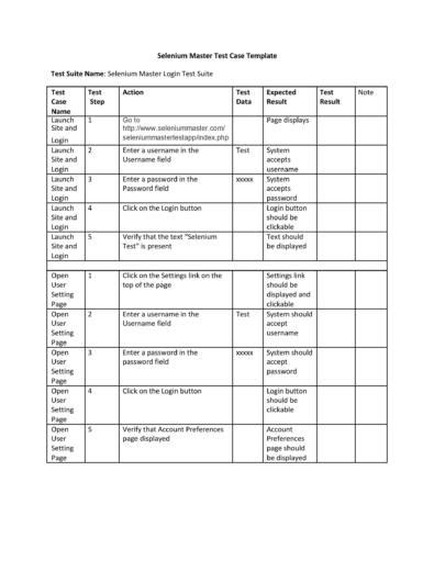 43 Test Case Templates Examples from TOP Software Companies ᐅ TemplateLab