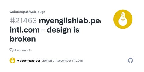 Myenglishlabpearson Design Is Broken · Issue 21463